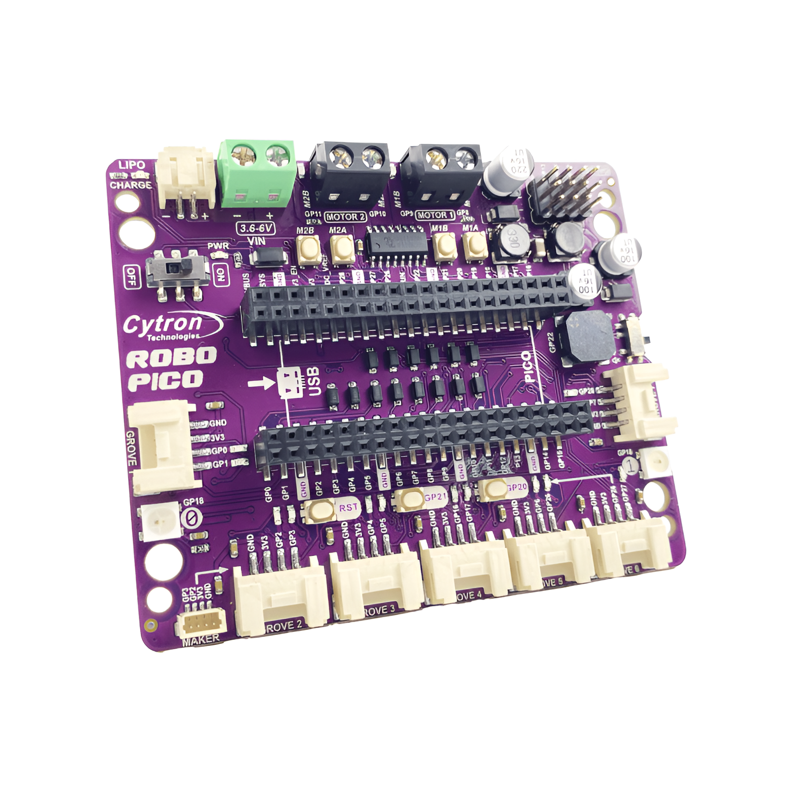 Robo Pico Simplifying Robotics For Raspberry Pi Pico Pico W Raspberry Pi Development Board