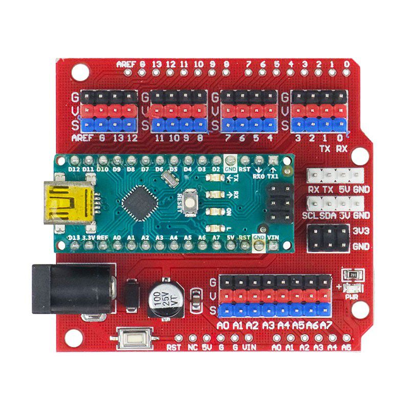 Arduino Nano Io Expansion Shield Arduino Nano Shield Rapid Robotics Australia