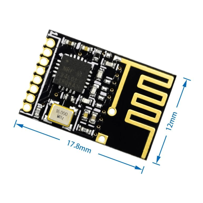 SMD RF Transceiver 2.4G (nRF24L01+) | NRF24L01+ Module | Rapid Robotics ...