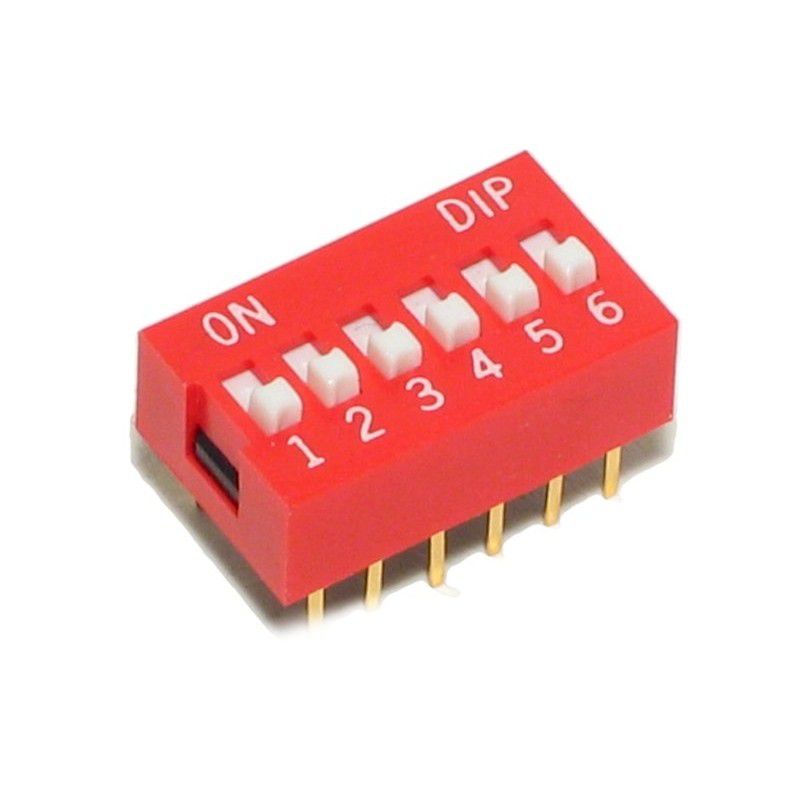 6 Way DIP Switch | Electronic DIP Switch | Rapid Robotics Australia