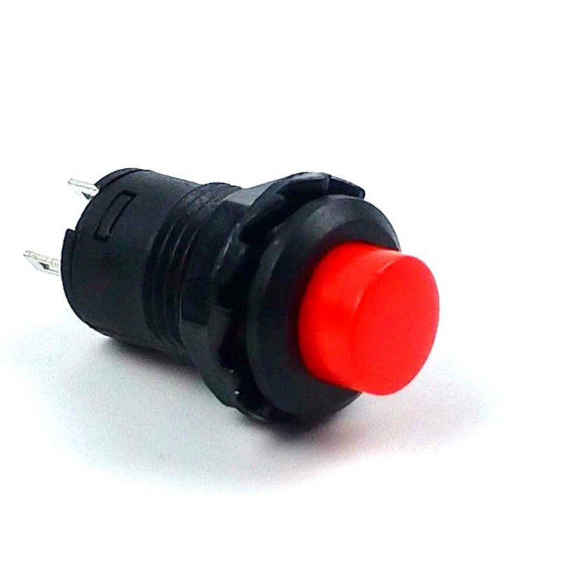 SPST Alternate Push Button (Red) | Push Button Switch | Rapid Robotics ...