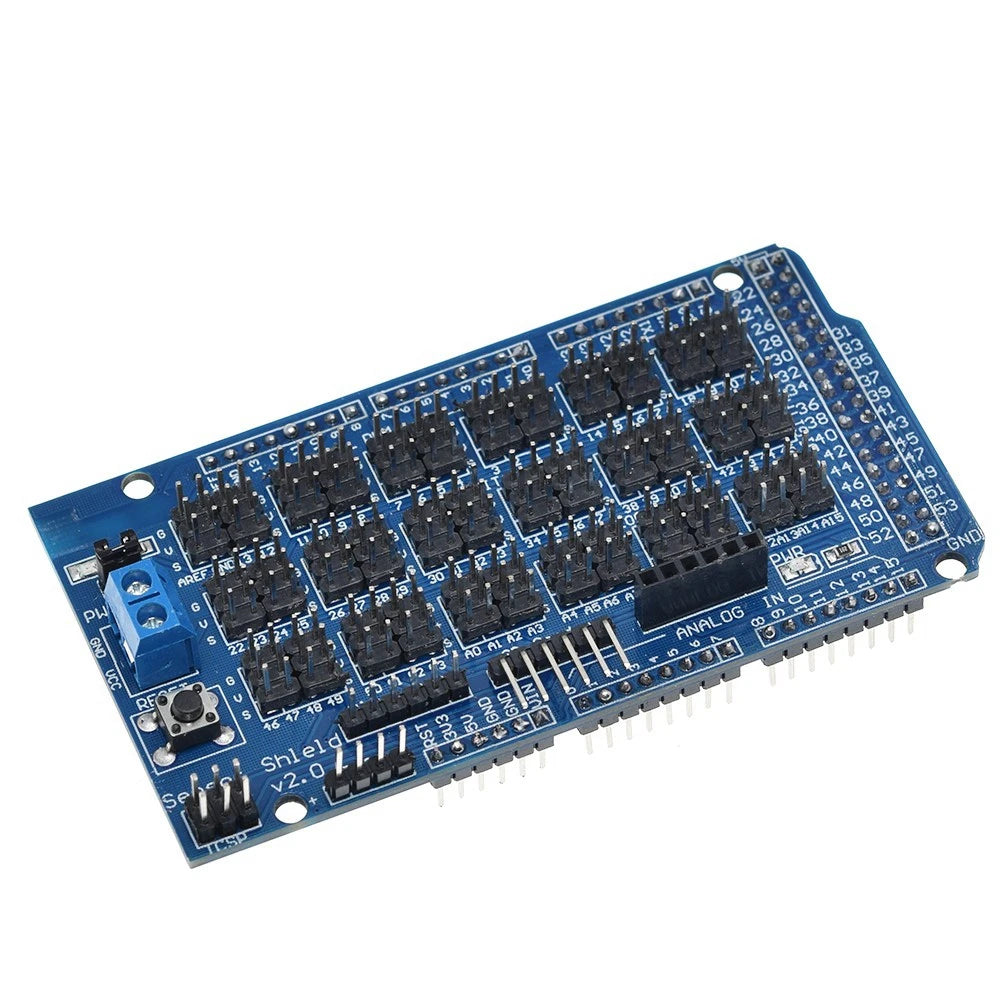 Arduino Mega 2560 Sensor Shield I/O Expansion Module | Arduino Mega ...