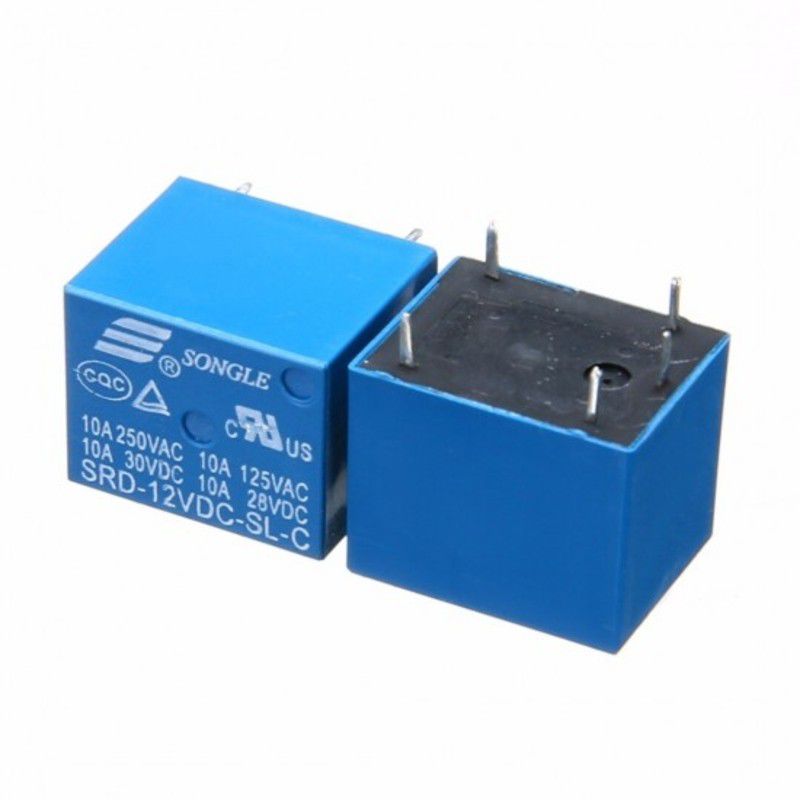12V DC 10A SPDT Relay PCB Mount | Mini Power Relay | Rapid Robotics ...