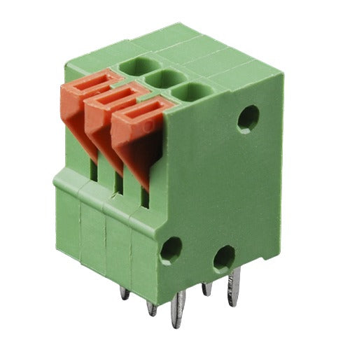 PCB Mount Spring Terminal 3 Way (Top Entry) | PCB Mount Connector ...