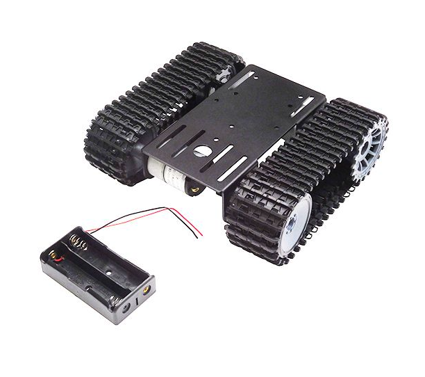 Black Gladiator - Tracked Robot Chassis | Robot Chassis | Rapid Robotics Australia